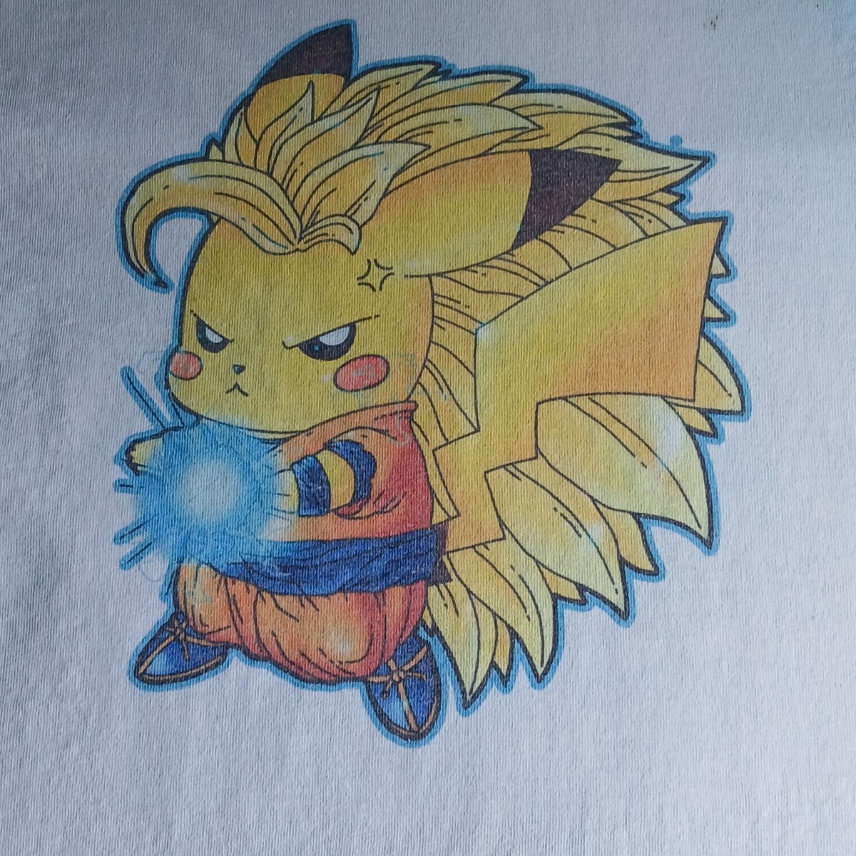 Super Saiyan Pikachu FUSING: 🔥POKÉMON X DBGT🔥 🐀Pikachu X