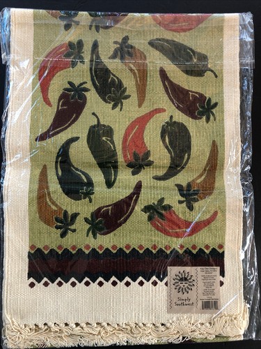 NWT Kay Dee Designs Simply Southwest Chili Pepper Table Runner (76x13 ...