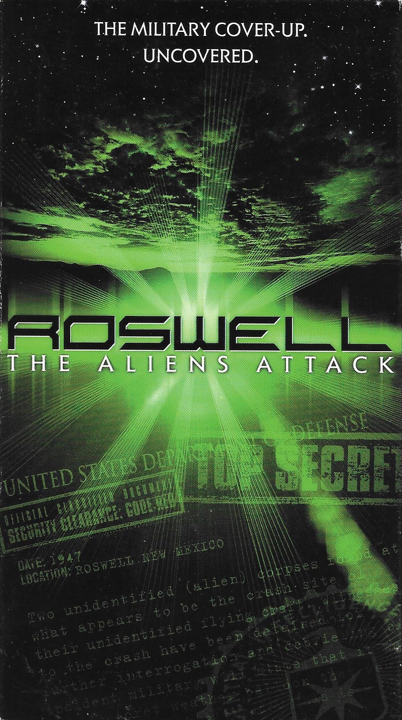 ROSWELL THE ALIENS ATTACK (VHS) HTF OOP SCI-FI Aliens 1999 97368027138 ...