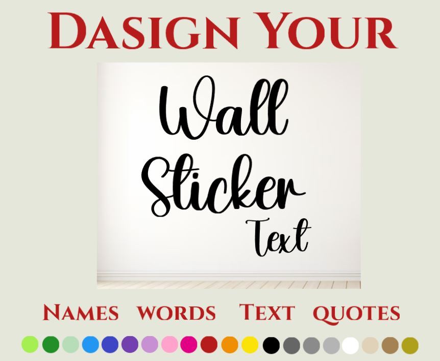 Vinyl Wall Words Quotes