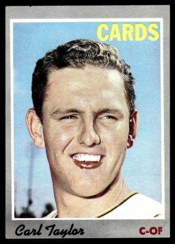 1970 Topps Carl Taylor St. Louis Cardinals #76 | eBay