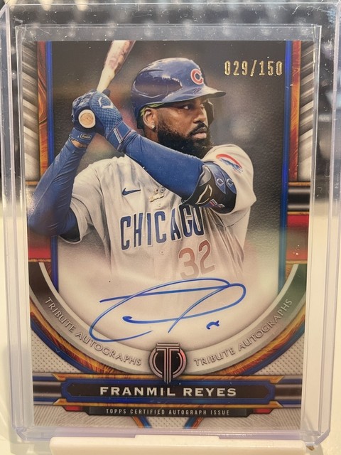 2023 Topps Tribute - Tribute Autographs Blue #TA-FR Franmil Reyes /150 ...