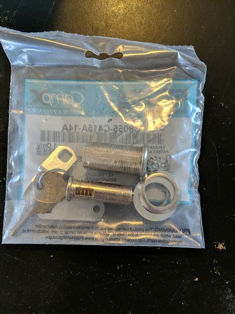 CompX National C8055-c415a-14a Disc Tumbler Cam Lock Nickel Key C415a ...