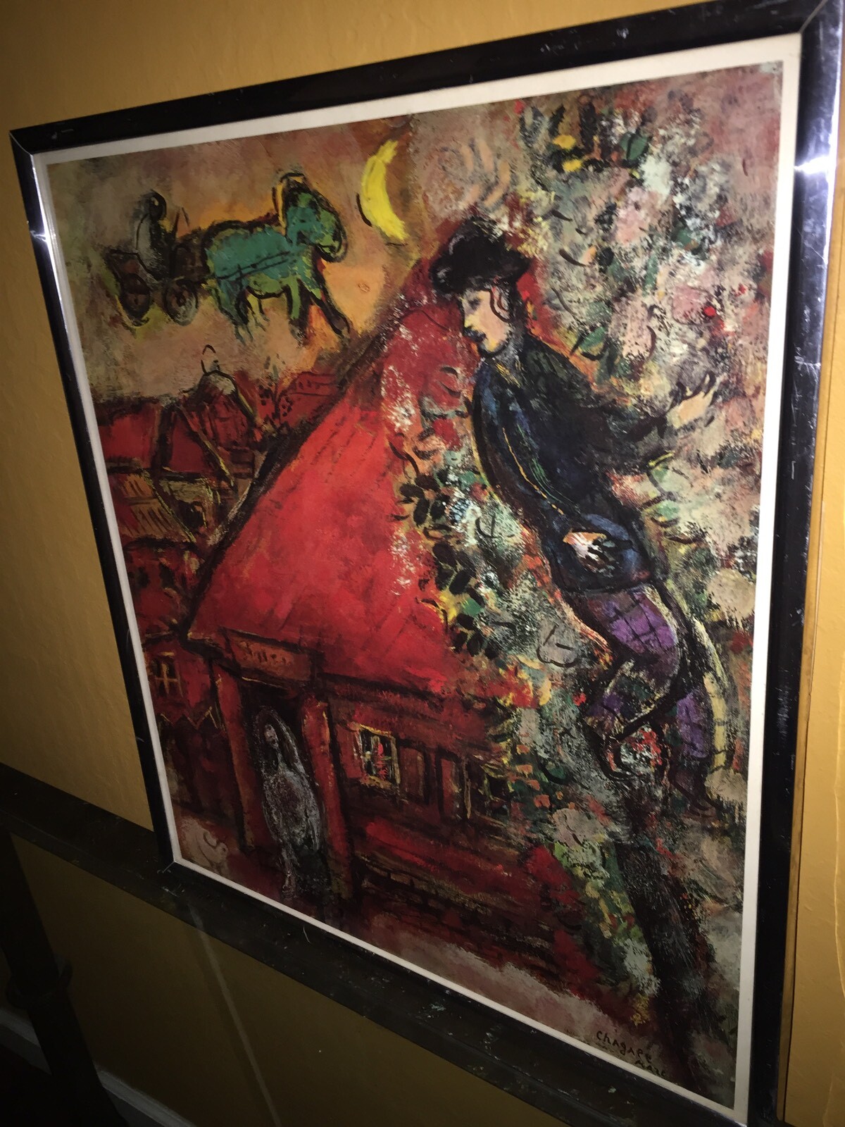 Marc Chagall, The Red House, 1974 F. Bruckmann Lithographic Print | eBay