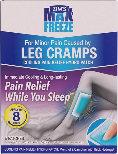 Zims Max Freeze Leg Cramp Patch, 5 Count | eBay