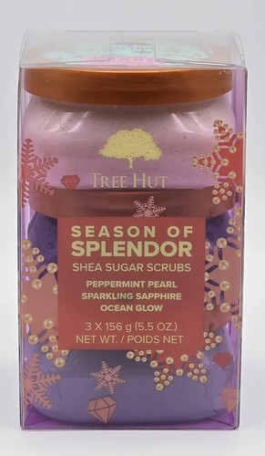 Tree Hut Season of Splendor Gift Set Peppermint Sapphire Ocean Glow ...