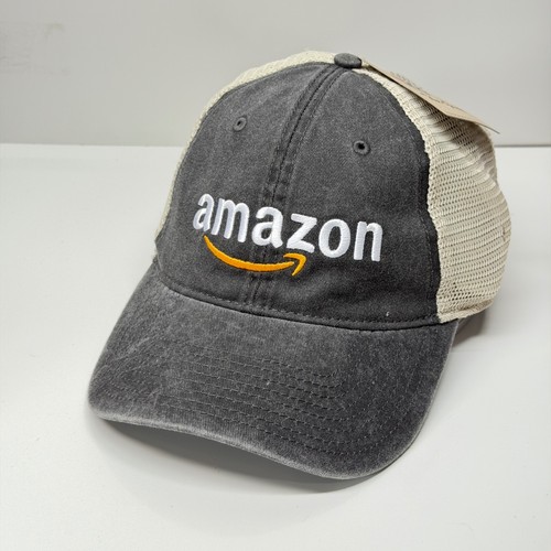 Amazon Hat The Game Men's Adjustable Trucker Hat Gray Beige Mesh | eBay