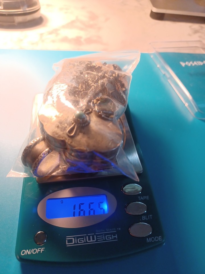 marked925 Or Sterling Silver Scrap Lot 166g | eBay