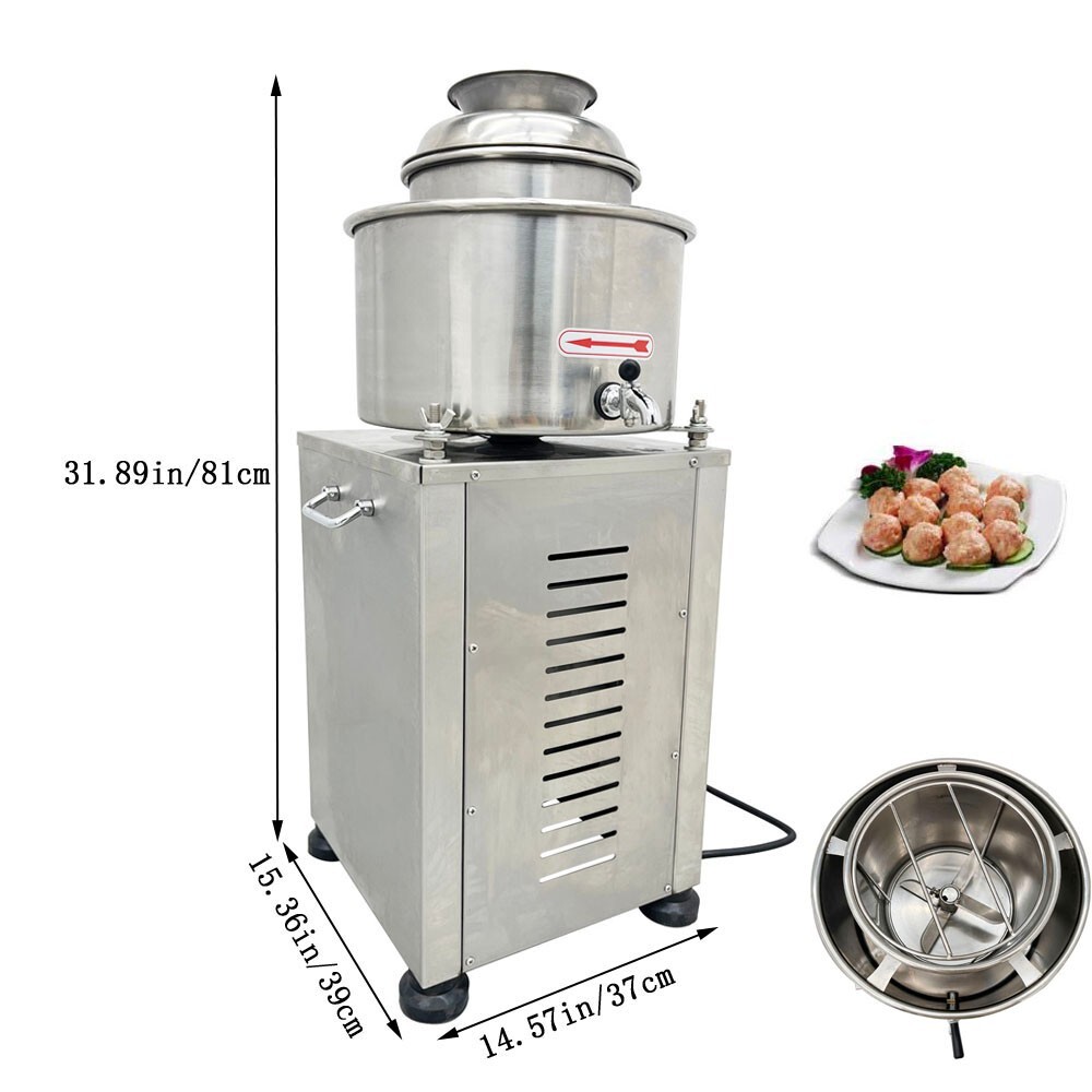 110V Electric Meat Puree Making Machine Meatball Beater Pulping Machine ...