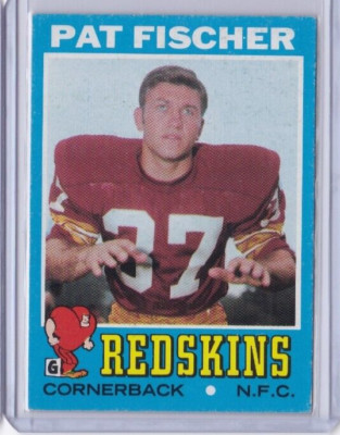 1971 Topps FOOTBALL #74 PAT FISCHER WASHINGTON REDSKINS | eBay