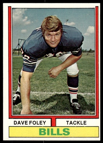 1974 TOPPS DAVE FOLEY BUFFALO BILLS #346 | eBay
