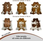 NEW REAL 100% COWHIDE RUGS TRICOLOR AUSTRALIAN COWS FUR SKINS CARPET ...