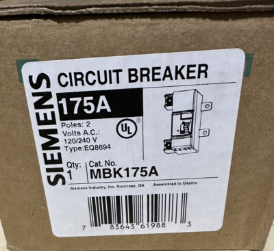 Circuit Breakers - 175 Amp
