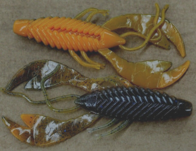 4 1/2" Claw Bug Crawdad Jig Trailer Creature 50 pack Bulk Bag Plastics ...