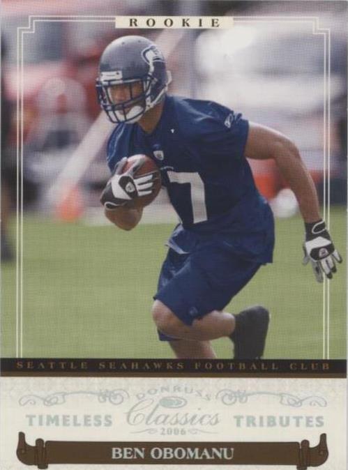 2006 Donruss Classics - Rookie Ben Obomanu #164 Timeless Tributes ...