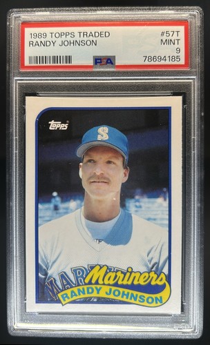 1989 Topps Traded Randy Johnson Limited Edition Tiffany Rookie RC #57T ...