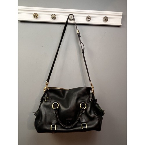 Dooney and Bourke X Large Black Florentine High Quality Leather Satchel ...