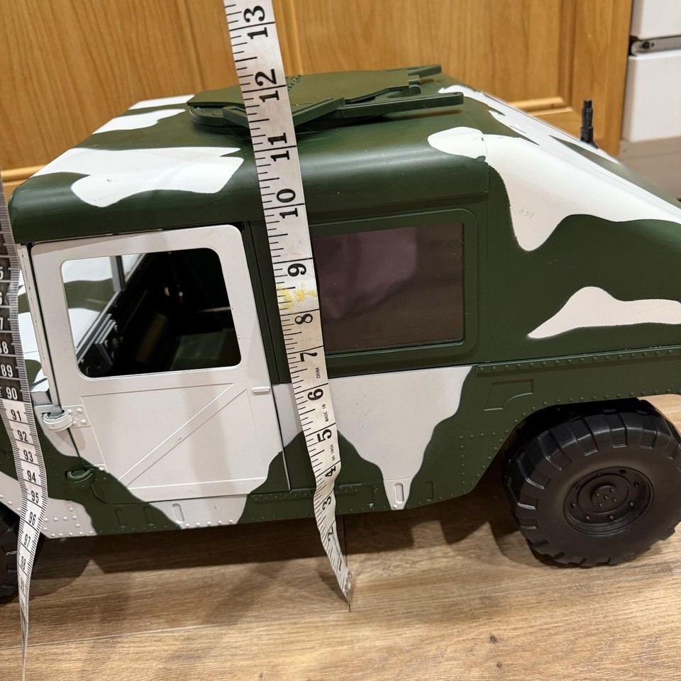 RARE 21st Century Toys Gi Joe 1:6 Scale Snow Camo Hummer Humvee Jeep | eBay