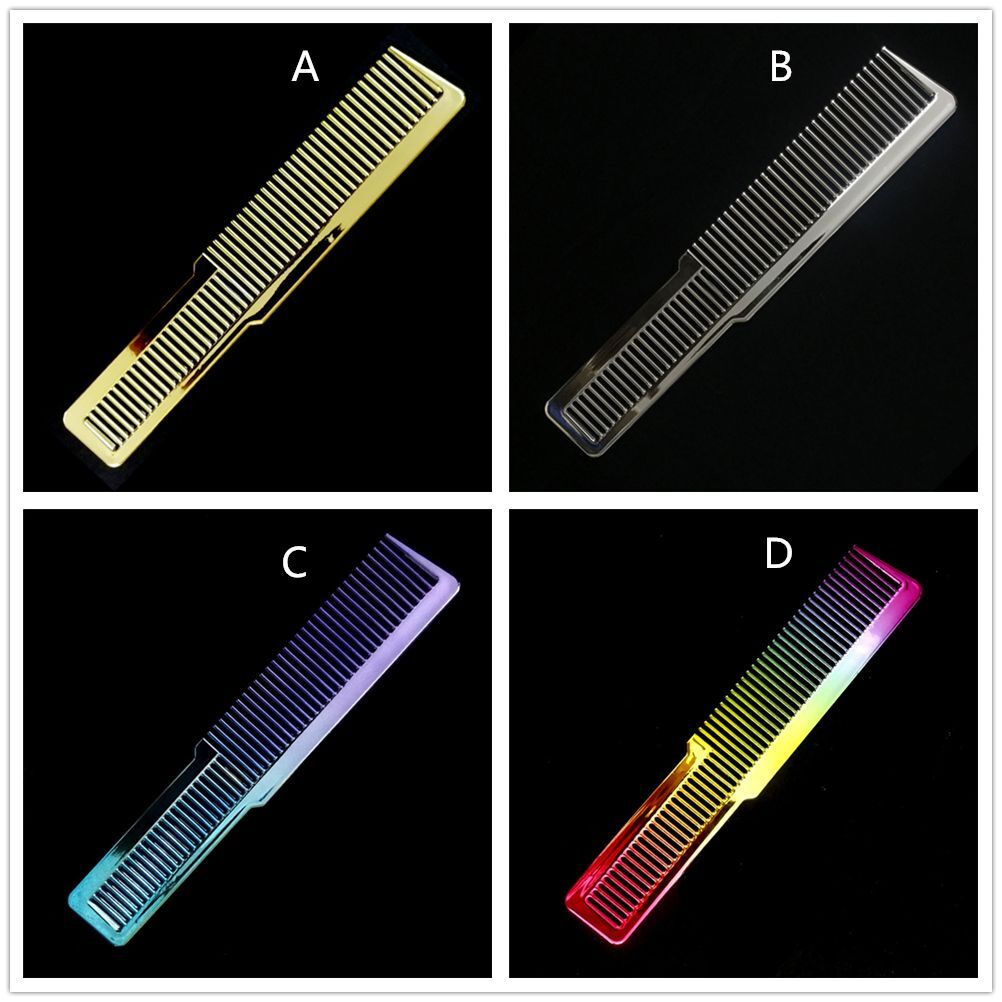 Barber Comb Haircut Hairdressing Comb Styling Combs Colorful Rainbow ...