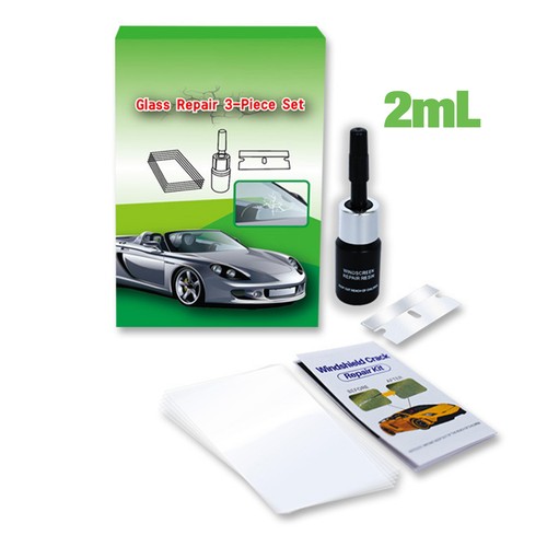 Windscreen Windshield Repair Tool Set Car Wind Glass Chip Crack Fix Kit ...