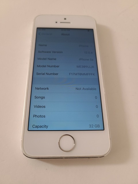 Apple iPhone 5s - 32GB - Silver (AT&T) A1533 (GSM) for sale online | eBay
