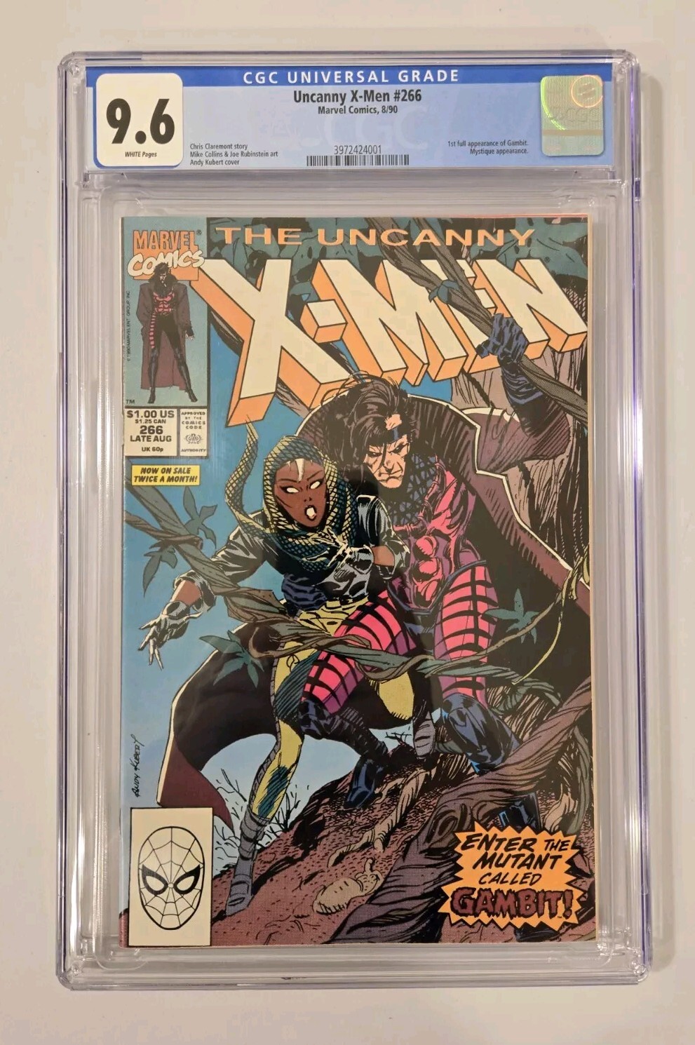 UNCANNY X-MEN #266 CGC 9.6 1st Full Appearance Of GAMBIT! [Copy B] | eBay
