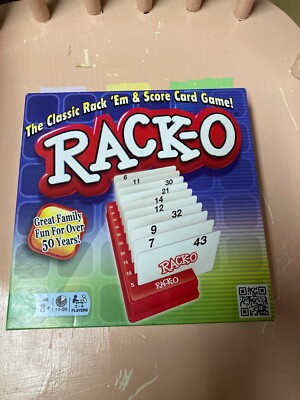 Rack-O - The Classic Rack 'Em & Score Card Game! Gently used. Family ...