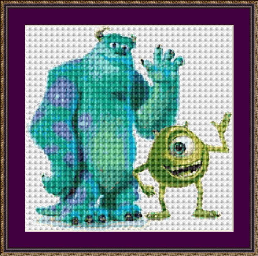 Monsters Inc Border Templates Movie Finish Product LightBoxGoodMan