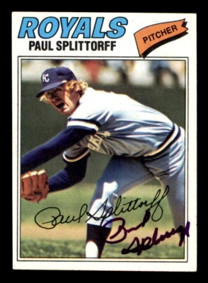 1977 Topps Baseball #534 Paul Splittorff Signed Autograph (No COA) | eBay