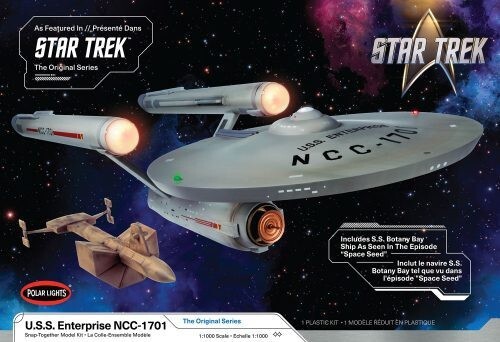 Polar Lights Star Trek U.S.S. Enterprise NCC-1701 1:1000 Model Kit ...