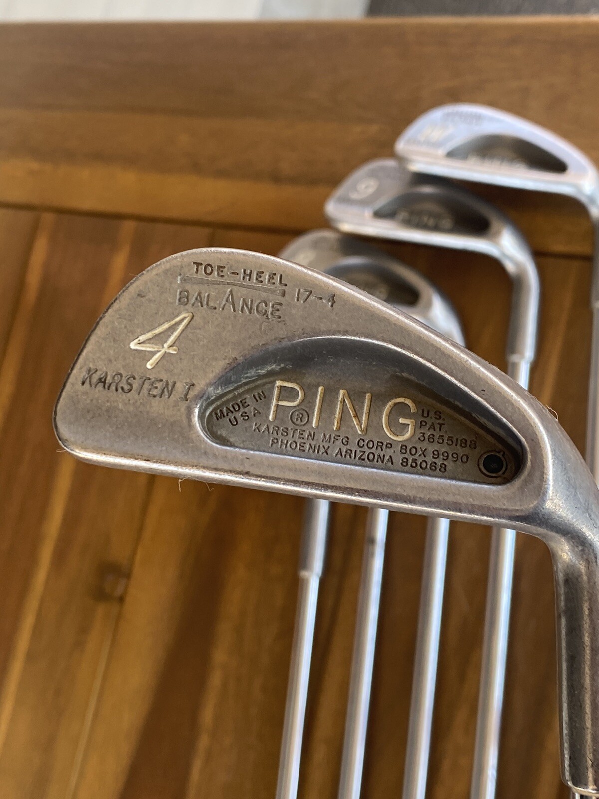 Ping Karsten I Iron Set 6 Clubs Black Dot Regular Steel Mens RH | eBay