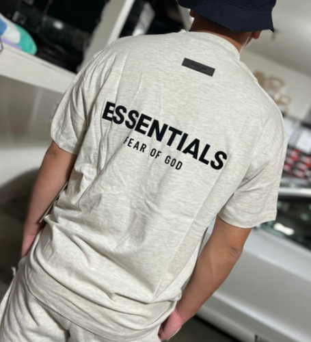 Essentials Shirt Short Sleeve White Men Size Large | eBay