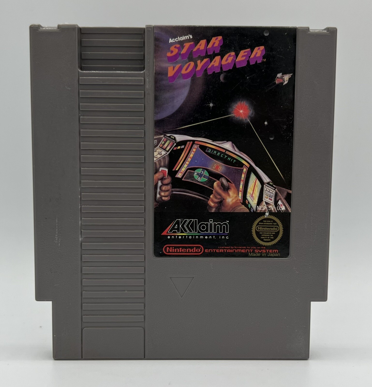Nintendo NES Star Voyager Tested & Working Authentic Acclaim Game ...