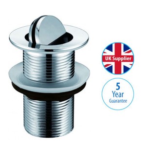 Swivel Bathroom Basin Sink Waste Chrome Flip Spin Top Plug Unslotted ...