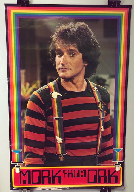 MORK from ORK POSTER ROBIN WILLIAMS TV MORK & MINDY SHOW | eBay