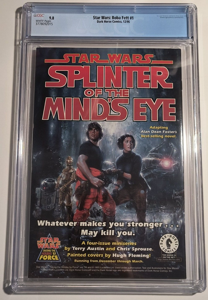 1995 Star Wars Boba Fett Bounty on Bar-Kooda #1 CGC 9.8 Dark Horse Cam ...