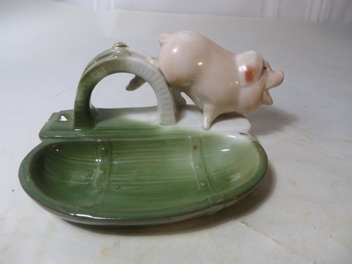 ANTIQUE GERMAN PIG FAIRING PIG TRINKET DISH | eBay
