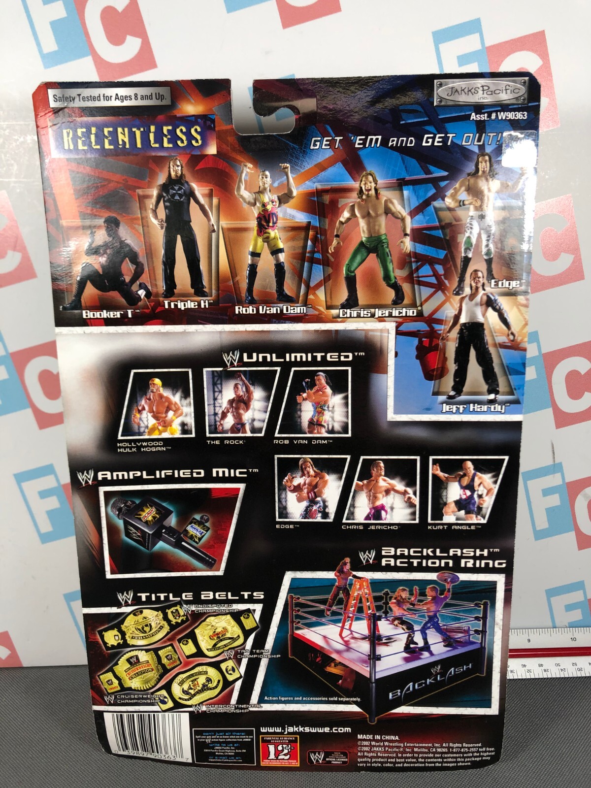 WWE Wrestling Jakks R3 Tech Relentless Rob Van Dam Figure RVD | eBay