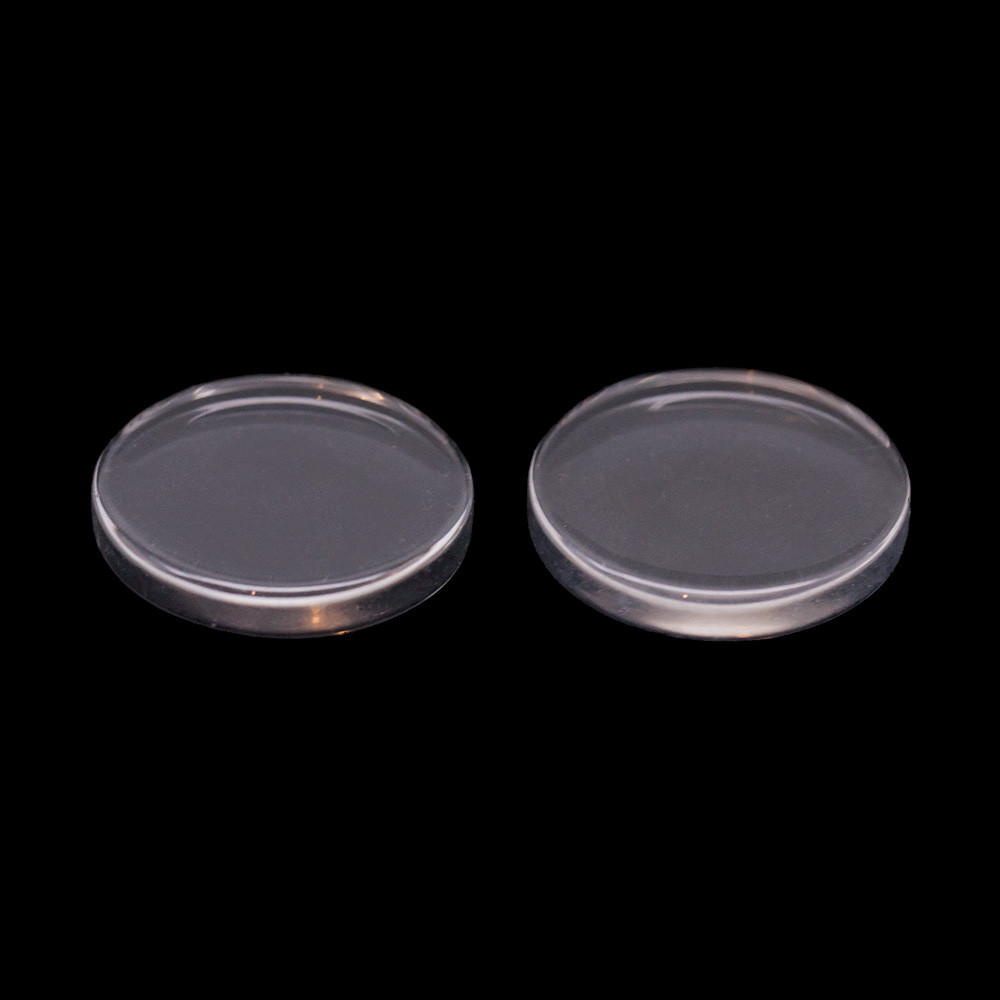 20mm Circular Clear Round Flat Glass Disc Cabochons | eBay UK