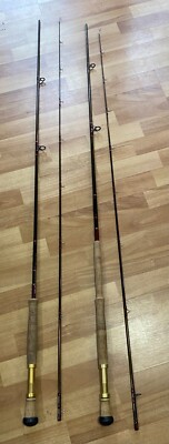 PAIR Legendary Captain Randy Towe Custom Fly Fishing Rods- 1 Tarpon, 1 ...
