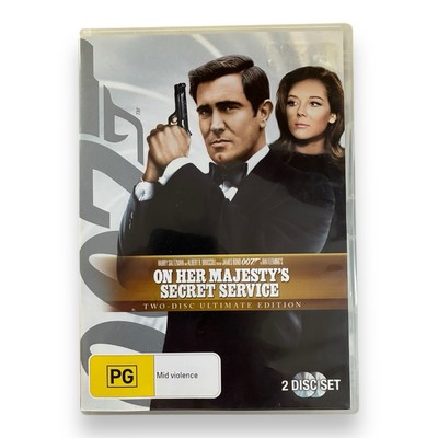 ON HER MAJESTY'S SECRET SERVICE Ultimate 2 x DVD George Lazenby 007 ...