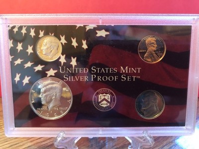 1999 United States Mint SILVER PROOF SET ~ 9 Coin Set w/ State Quarters ...
