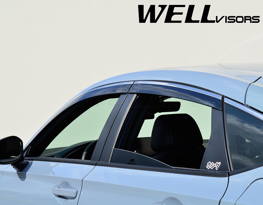 WELLvisors For 23-26 Integra 22-26 Honda Civic Hatch Chrome Trim Window ...