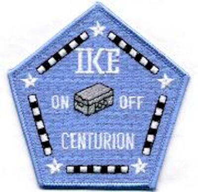 3.75" USN NAVY CVN-69 USS EISENHOWER CENTURION ON OFF EMBROIDERED PATCH ...