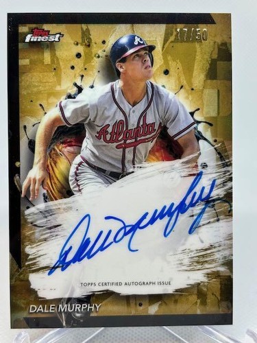 2024 Topps Finest #FA-DM Dale Murphy Gold Auto /50 | eBay