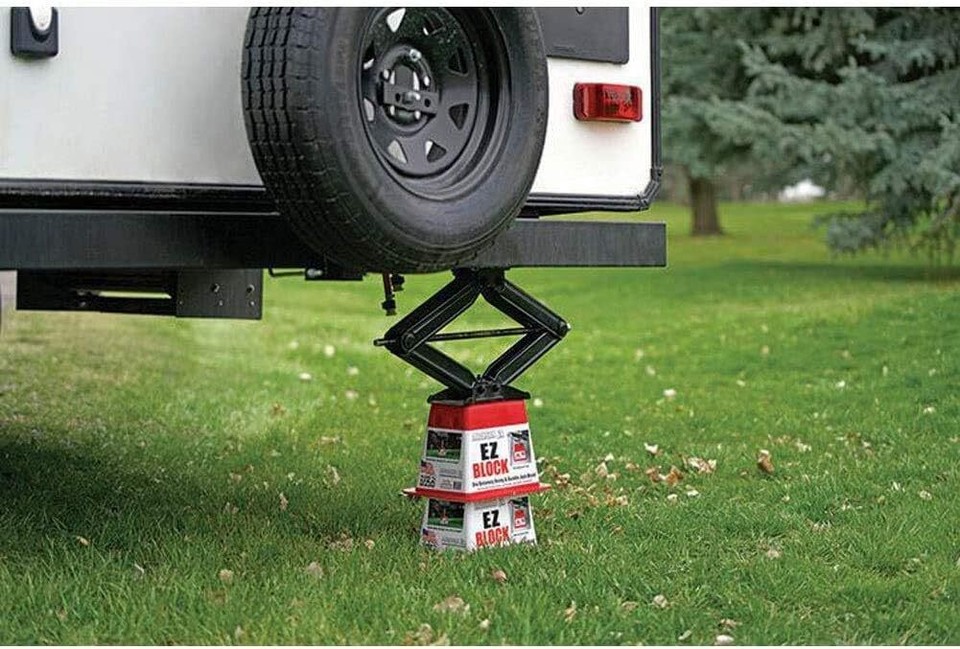 RV & Trailer Accessories | 2-Pack Trailer EZ Jack Blocks | Leveling ...