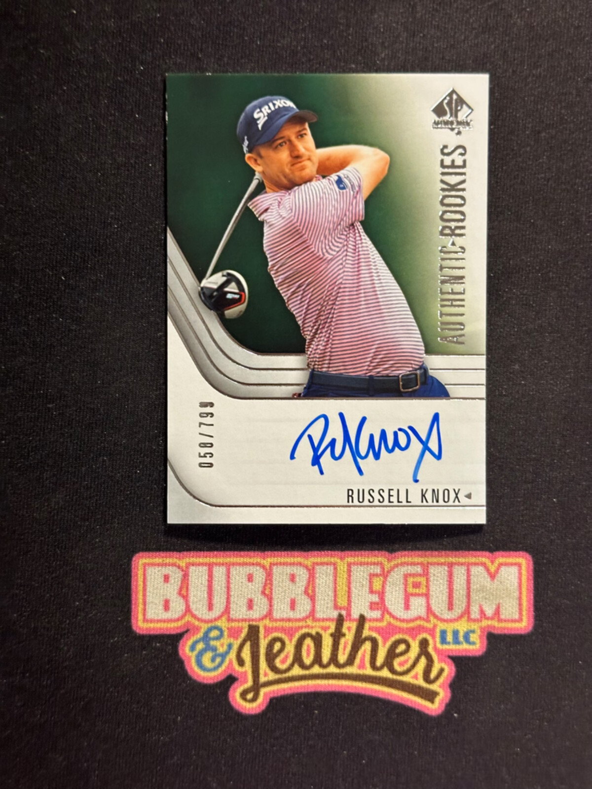 2021 SP Authentic - Authentic Rookie Signatures Tier 1 #74 Russell Knox ...