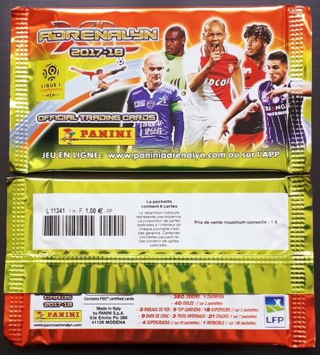 Adrenalyn 2017-18 Pochette Bustina Packet Tute Football Rookie Mbappe ...