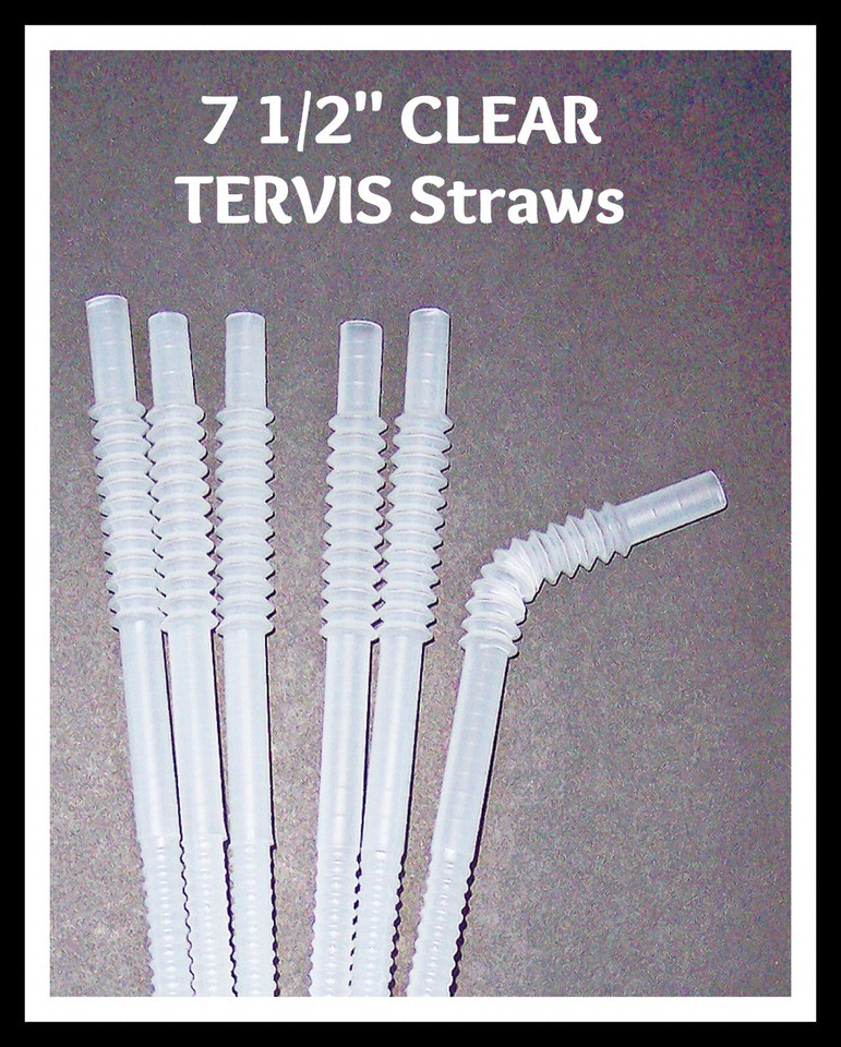 Straws With Ridges, Various Lengths, Colors, Flexible or Straight, Some ...