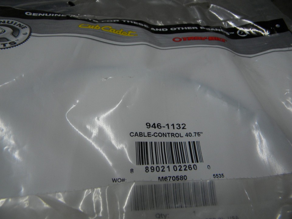946-1132 CABLE CUB CADET MTD OEM TROYBILT CRAFTSMAN HUSKEE | eBay